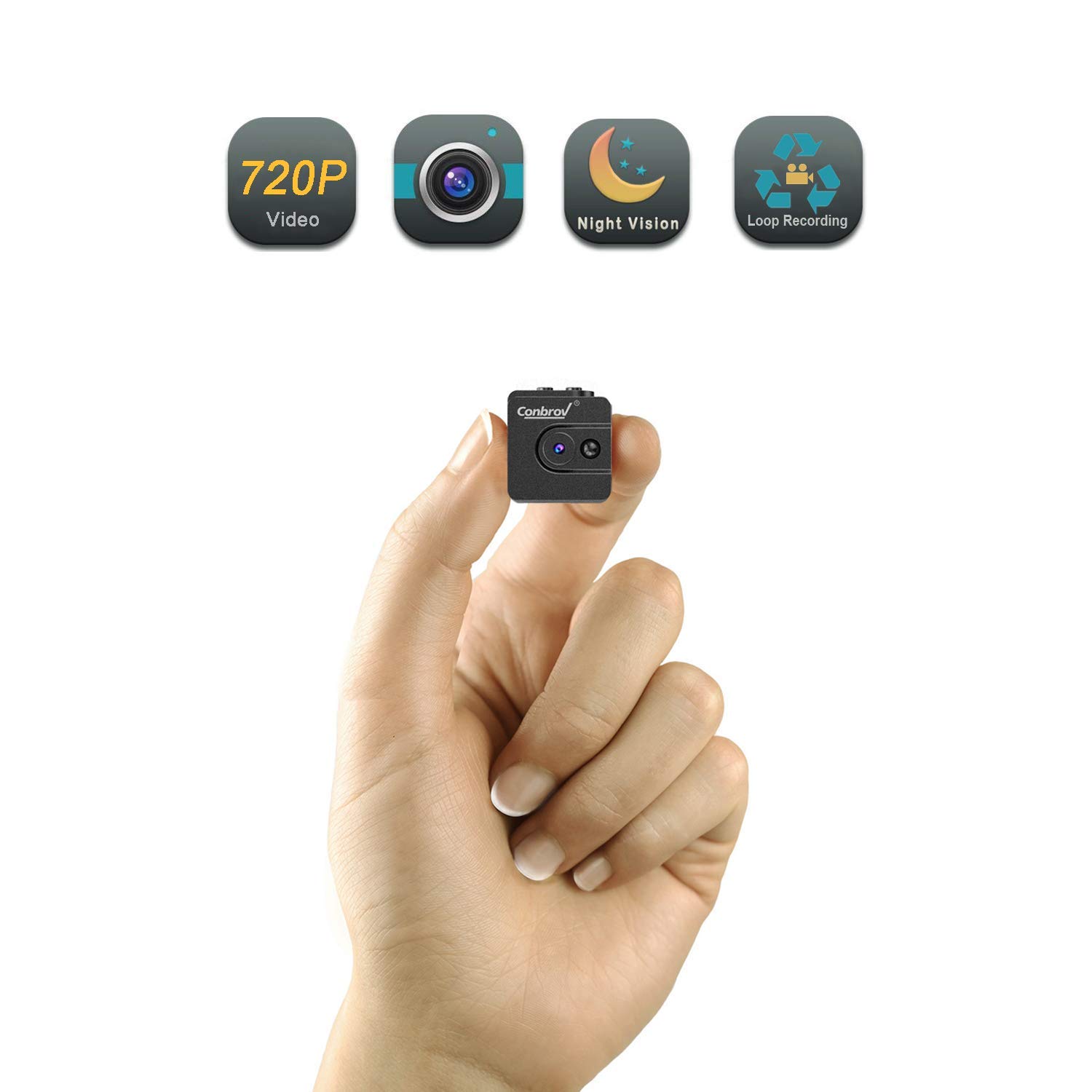 [amazon] Mini Security Camera 720P Video Recorder Camera ($16/prime ...