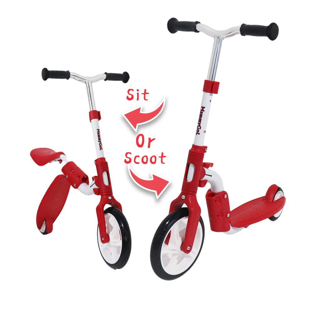 [amazon] MammyGol Kick Scooters for Kids,Adjustable Handle Folding LED ...