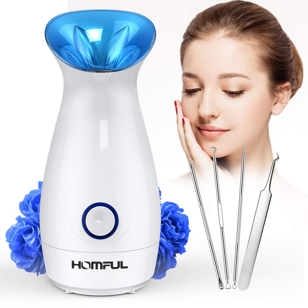 [amazon] HOMFUL Upgraded Nano Ionic Facial Steamer Warm Mist Humidifier ...