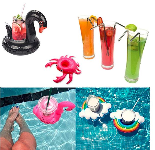 [amazon] Inflatable Drink Holders, 9 Packs Drink Floats Inflatable Cup ...