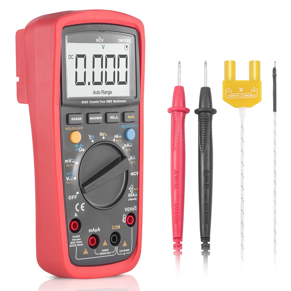 [amazon] Digital Multimeter, Synerky TRMS 6000 Shots with Ohm Volt Amp ...