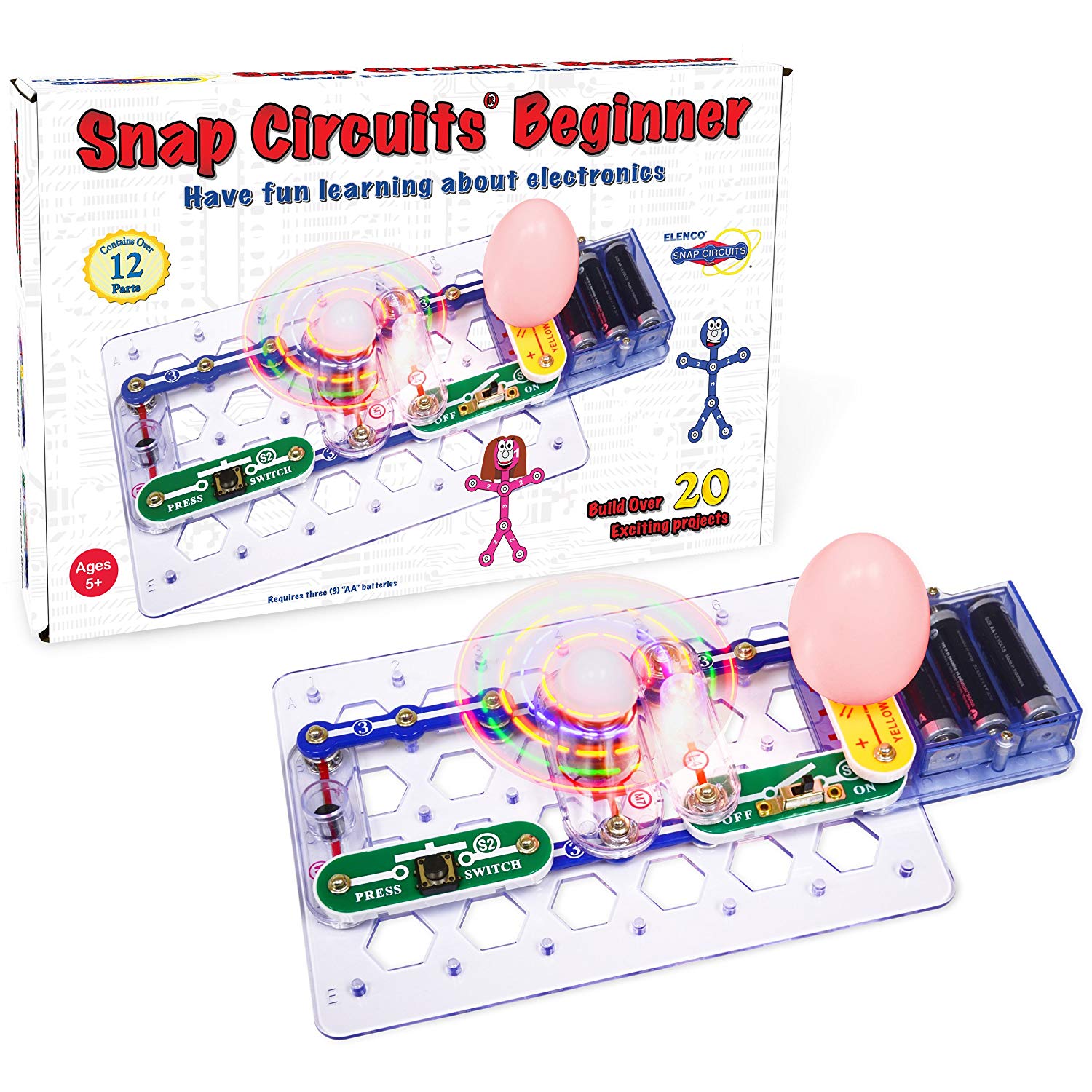[amazon] Snap Circuits Beginner Electronics Exploration Kit | Over 20 ...