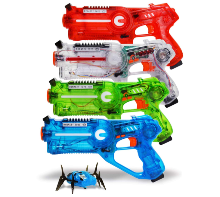 [Amazon] Dynasty Toys Family Laser Tag Set - 4 Laser Tag Blasters and 1 ...